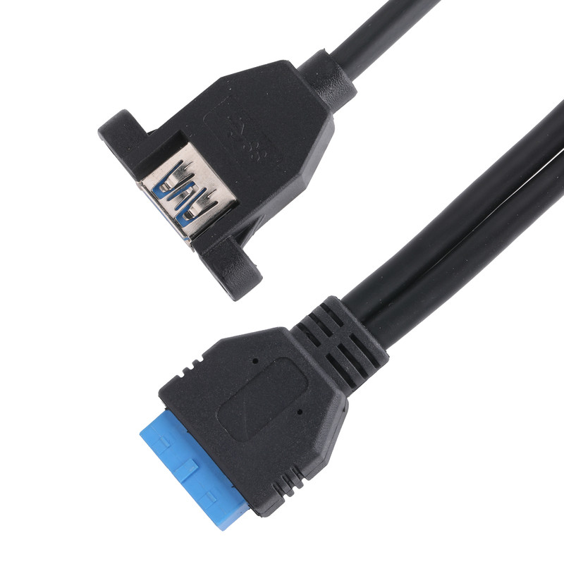 USB 3.0 przednia płyta główna 19/20 Pin Kabel do USB Kobieta Splitter ...